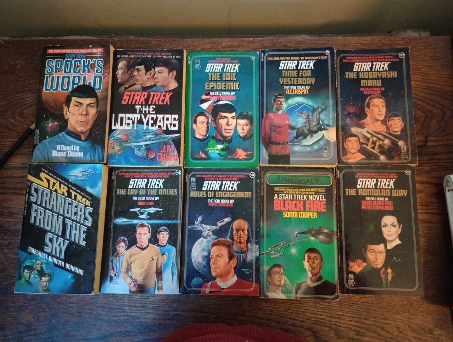 Star Trek Novel Lot 20 Books Kirk Spock Kobayashi Maru | eBay