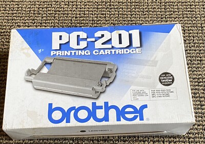 Brother PC-201 PC201 Printing Cartridge FAX-1010 Genuine - Open Box | eBay