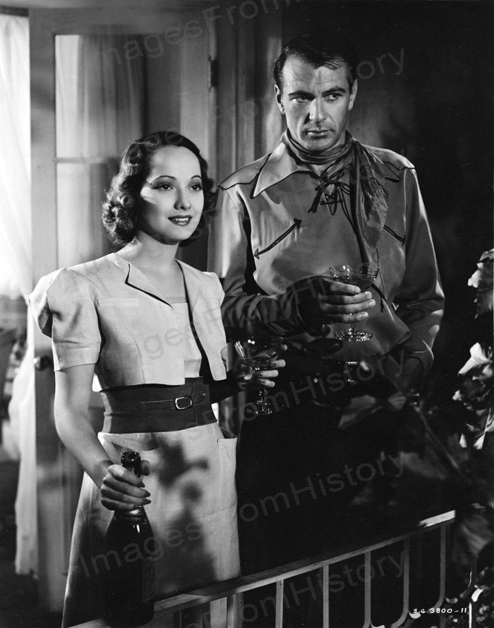 8x10 Print Gary Cooper Merle Oberon The Cowboy and the Lady 1938 #MOGC ...