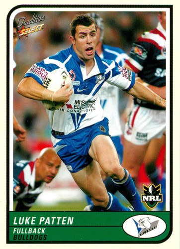 2005 CANTERBURY BULLDOGS NRL Card LUKE PATTEN | eBay