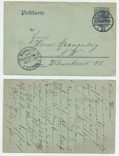 61782 - Ganzsache P 63 - Postkarte - Berlin 16.7.1903 | eBay.de