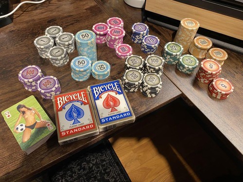 Casino Coins Chip Playing Card Set Poker Cards 3 Types 4K | eBay