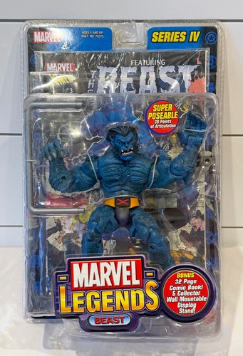2003 MARVEL LEGENDS Series IV BEAST Action Figure X-MEN Toybiz SEALED ...