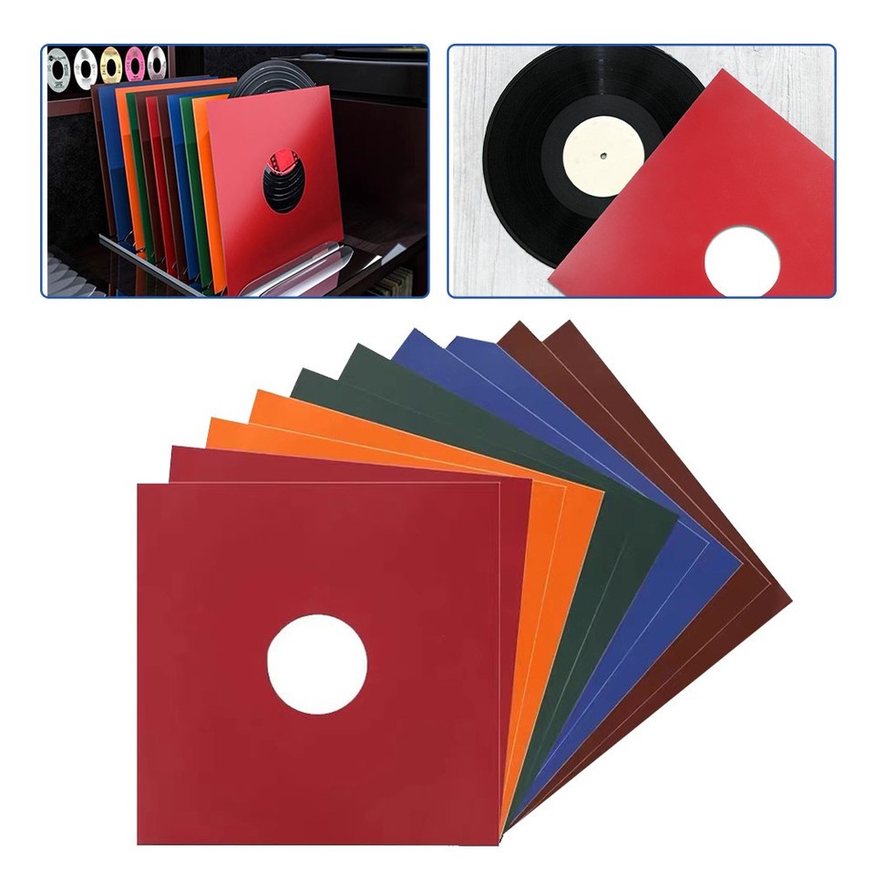 5 Pcs Vinyl Record Accessories Plastic Sleeves Covers Protective for ...
