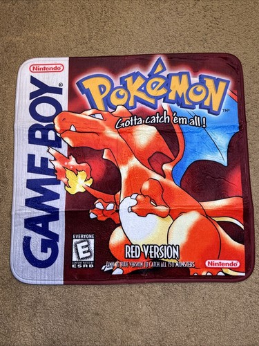 Pokemon RED Version Charizard Floor Rug Gameboy Mat | eBay