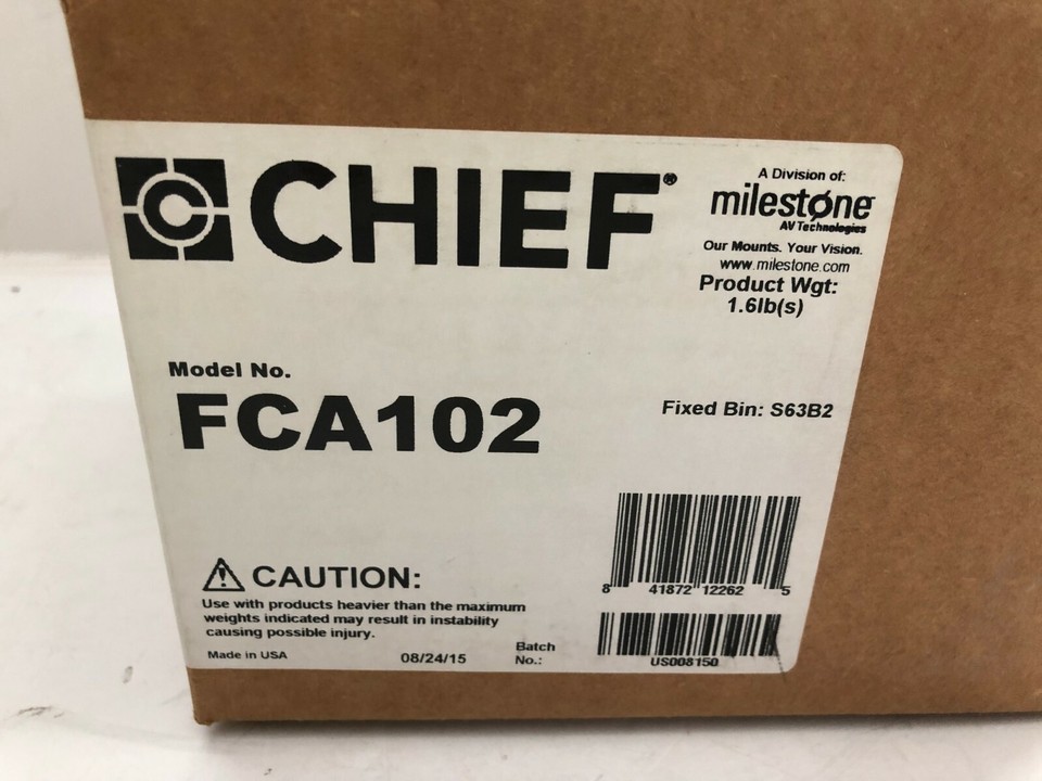 Chief FCA102 Fusion Secure CPU / Media Player Adaptor for Lg & XL ...