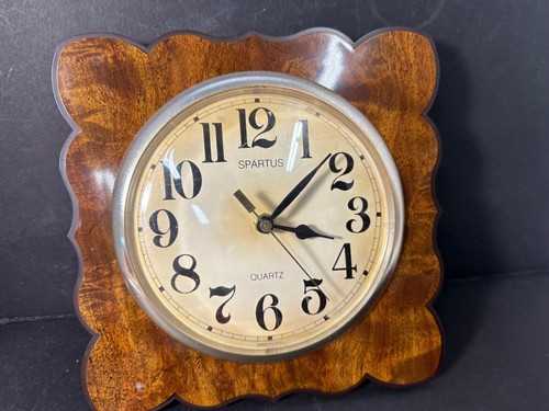 Vintage Mid century Modern Kitchen Spartus Wall Clock | eBay
