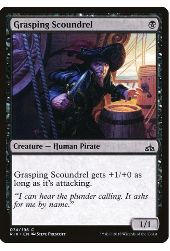 Magic the Gathering Cards Grasping Scoundrel (4x) PLAYSET Rivals of ...