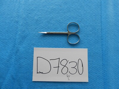 D7830 Padgett Surgical Graul Iris Curved Sharp Tip Scissors 10.2cm ...
