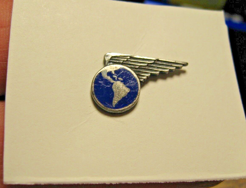VINTAGE 1930s Pan Am One Year of Service Lapel Pin in Sterling Silver ...
