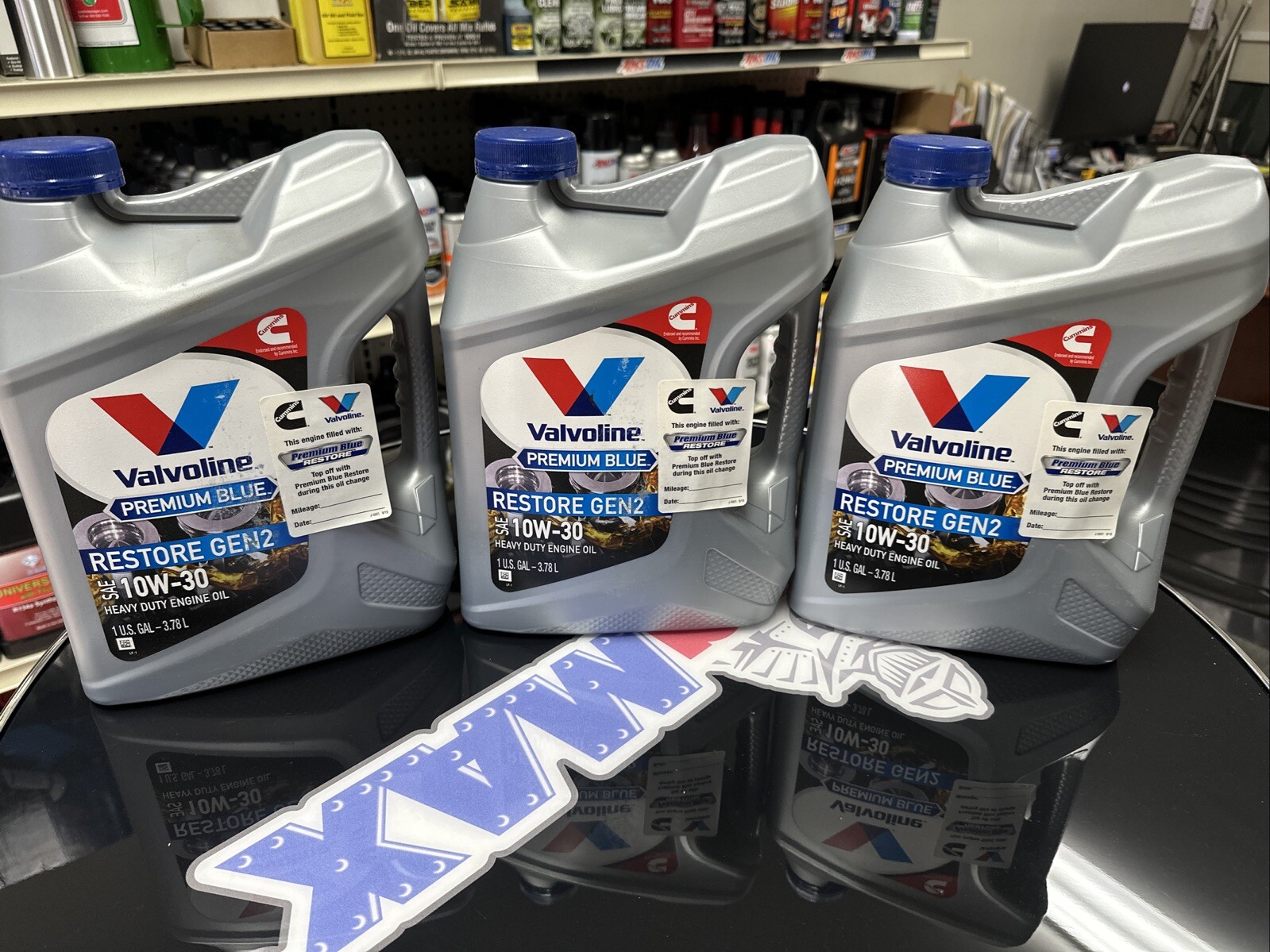 Valvoline Premium Blue Restore 10w30 Cummins Tsb 889013. 1 Case 3 ...