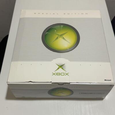 Microsoft Xbox special edition Clear Skeleton Black Console Boxed Japan ...