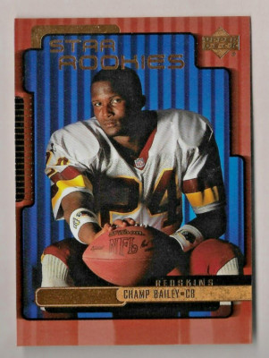 CHAMP BAILEY 1999 UPPER DECK STAR ROOIES ROOKIE CARD #226 REDSKINS | eBay