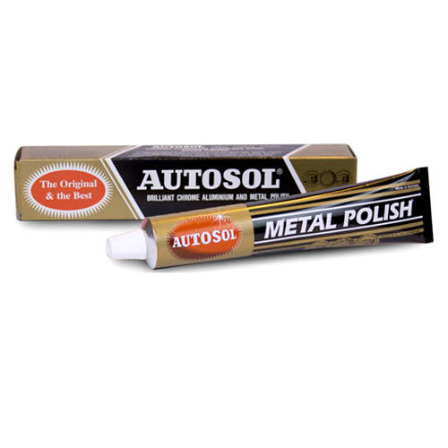 Autosol 4pcs Liquid Cleaner + Chrome Metal Polish + Microfibre Cloth ...