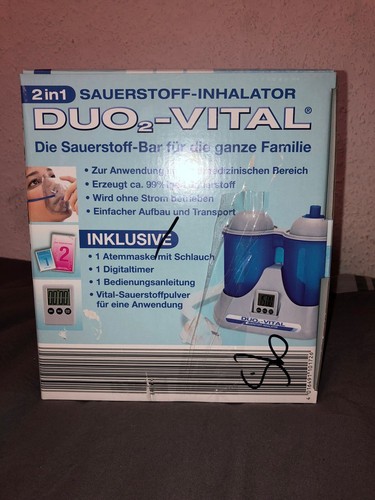 Dr. Holbeck's Sauerstoff Inhalator DUO2 Vital Sauerstoff- & Wasserdampf ...
