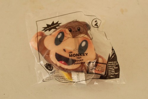 McDonalds Emoji Movie Toy Monkey Plush #2 Happy Meal 2017 McPlay Power ...