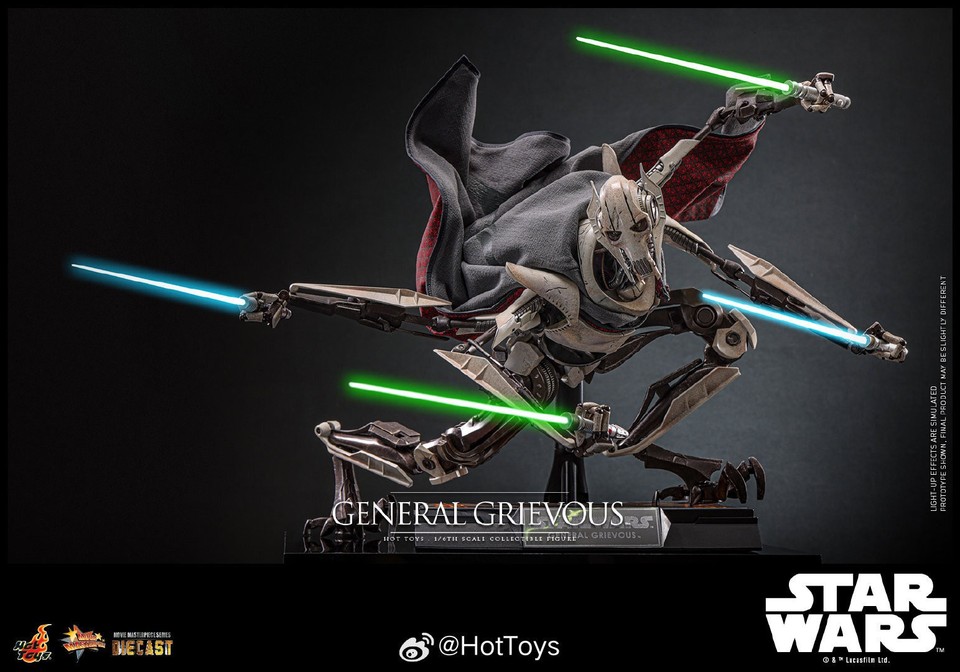 Hot Toys MMS760D67 Star Wars General Grievous Action Figure Model Toy ...