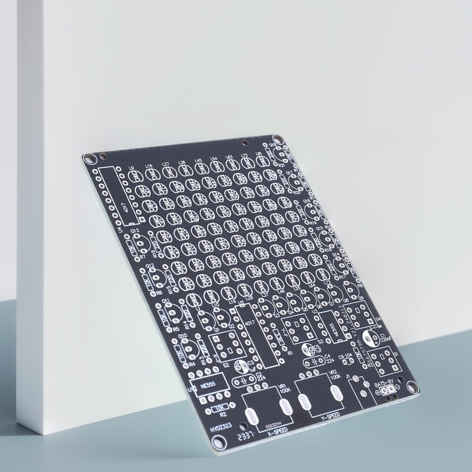 Useful CHA-81 LED Light Soldering Practice Kit DC4.5-9V 9x9 Dot Matrix ...