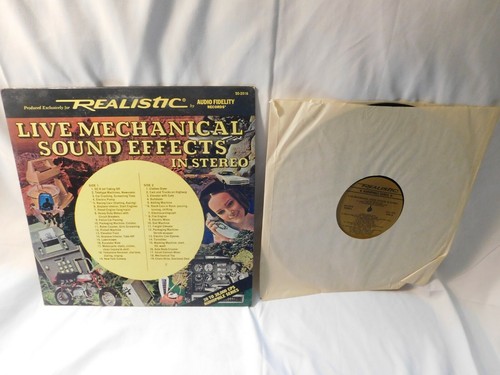 Audio Fidelity Records Realistic Live Mechanical Sound Effects Vinyl LP ...