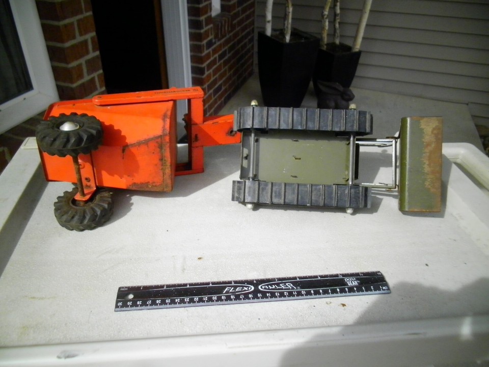 Vintage 1950's Pressed Steel Toy Custom Nylint Tournarocker & Structo ...