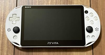 SONY PS Vita PSV PCH-2000 Glacier White PSV Slim Console Good Condition ...