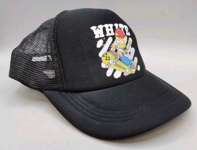 Bart Simpson Baseball Cap Trucker Hat Black Snapback Skateboard | eBay
