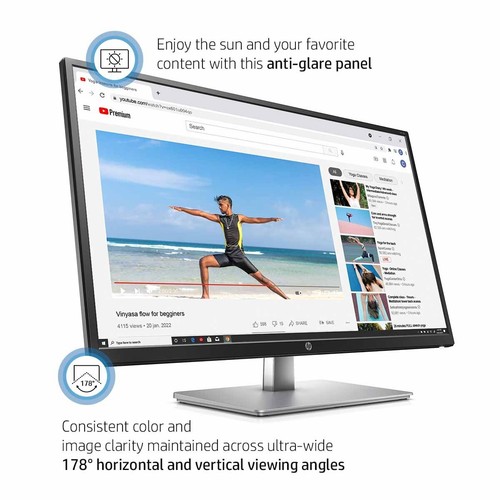 New HP 32s 31.5" 16:9 IPS Anti Glare LCD Monitor With Stand 1920 X 1080 ...