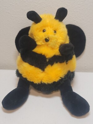 Plumpee Bumble Bee Stuffed Animal Plush Toy 9” Pollinator Holiday Gift ...