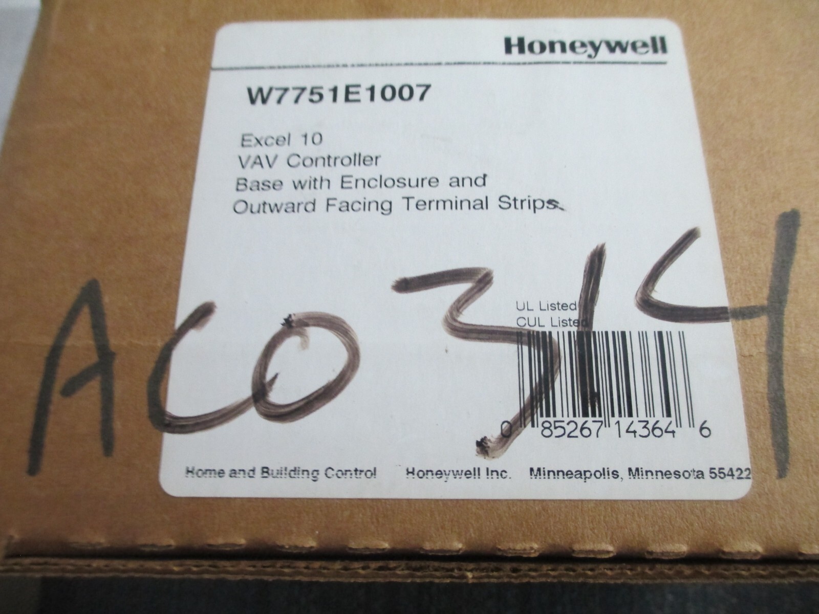 Honeywell W7751E1007 Excel 10 VAV Control NEW! | eBay