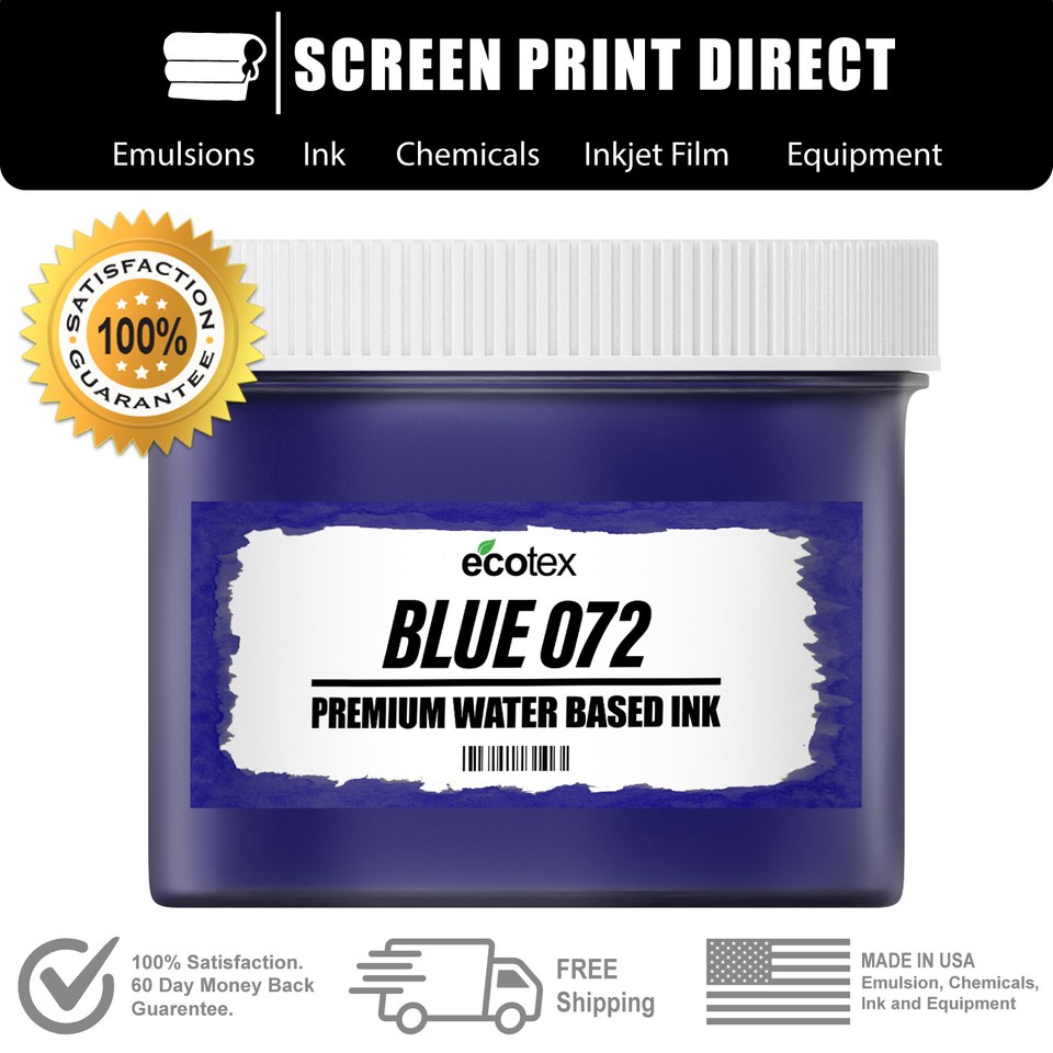 Ecotex® Water Based Ink For Screen Printing - 17 Color / All Sizes | eBay