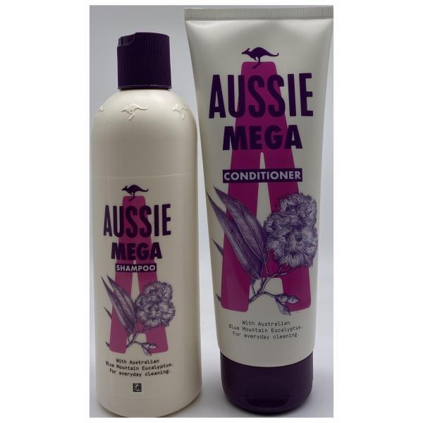 Aussie Mighty Mega Shampoo 300ml & Conditioner 200ml | eBay UK