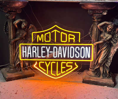 Motor Harley Davidson Cycles Neon Sign, Motorcycles Neon Sign, LED Neon ...