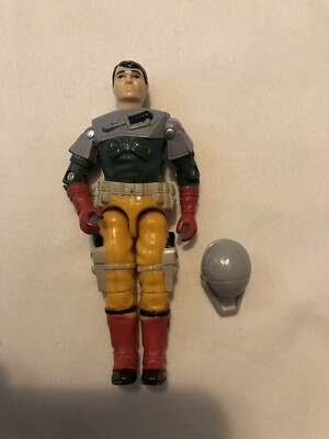 Vintage 1987 GI JOE ARAH Backstop + File Card Action Figure Persuader ...