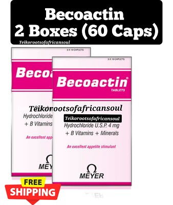 Becoactin × 2 Boxes 60 Caps | eBay
