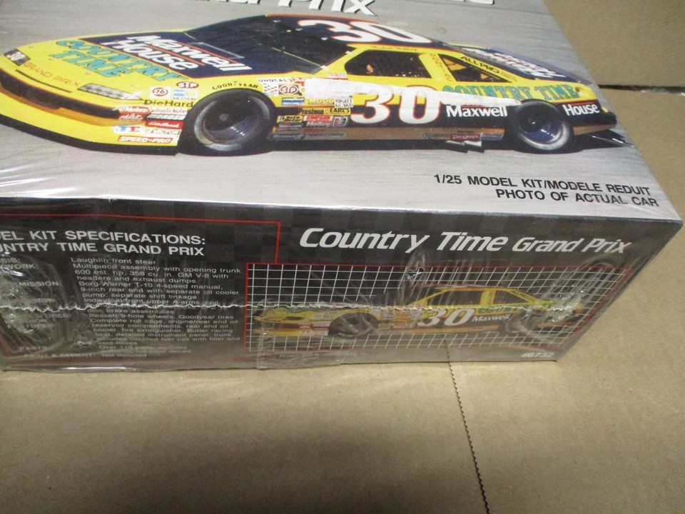 AMT Ertl Country Time Grand Prix #30 1/25 Model Car Kit #6732 NEW ...