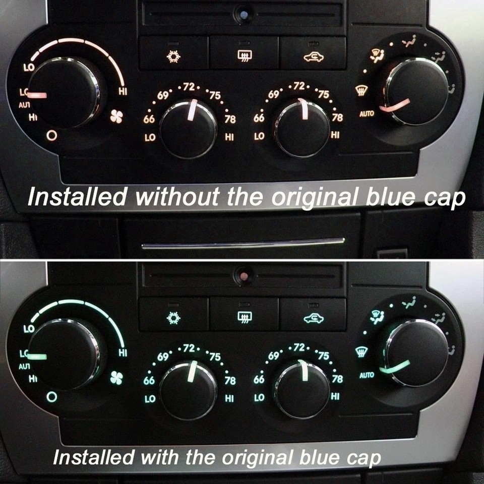 Heater A/c Climate Control HVAC Backlight Bulbs For 2005-2010 Chrysler ...
