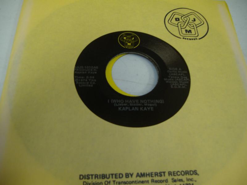 Soul Unplayed NM! 45 KAPLAN KAYE I (Who Have Nothing) on DJM | eBay