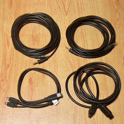 4 x Cables - Firewire And 3.5mm Flash Extension Cables - BARGAIN - Free ...
