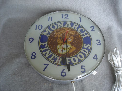 Monarch finer foods clock WORKS. | eBay