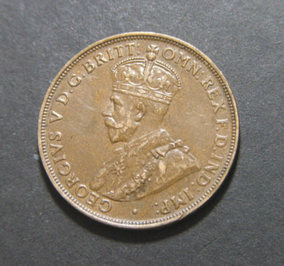1920 Dot below bottom scroll Australian One Penny, ll. | eBay Australia