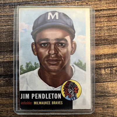 1953 Topps #185 Jim Pendleton Braves | eBay