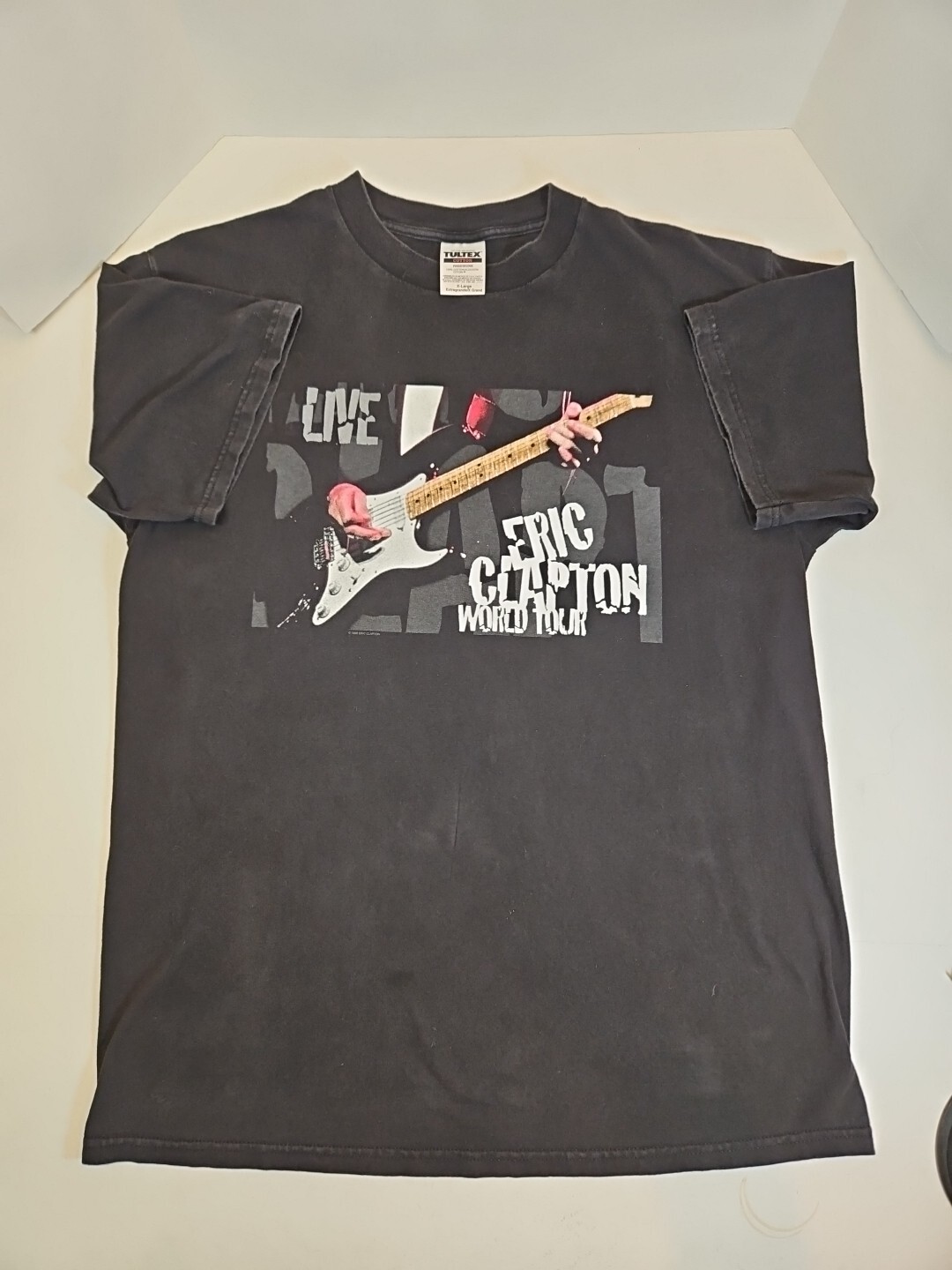Vintage 1998 Eric Clapton World Tour Graphic T-SHIRT … - Gem