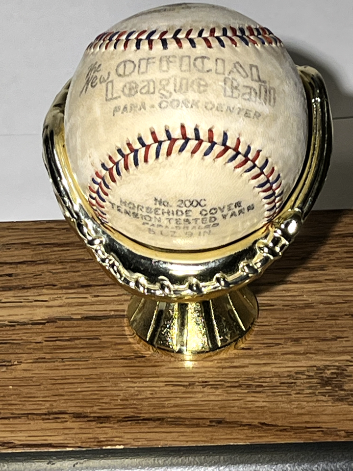 Rare 1920's Draper & Maynard Official League Baseball Red & Blue Stitch ...