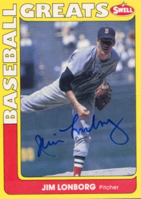 1990 Swell - JIM LONBORG - Hand Signed Autograph Vintage Card - BOSTON ...