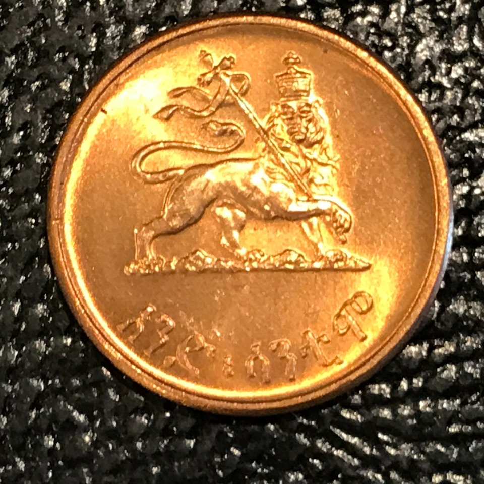 HIGH GRADE BU 1936 1944 ETHIOPIA 1 ONE CENT COIN-FEB106 | eBay