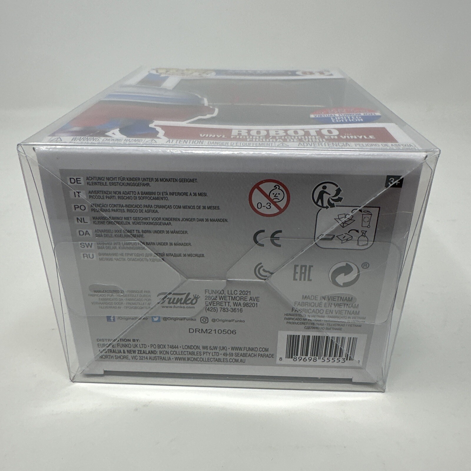 Funko Pop! MOTU Roboto #81 SIGNED BY ALAN OPPENHEIMER Toy Tokyo 2021 LE ...