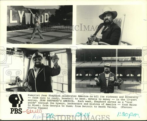 Press Photo Humorist Jean Shepherd in "Jean Shepherd's America ...