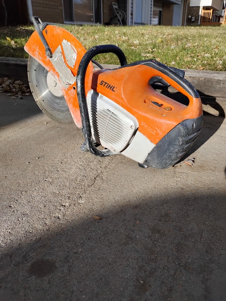STIHL TS420 14 inch Gas Handheld Cut-off saw With Diamond Blade | eBay