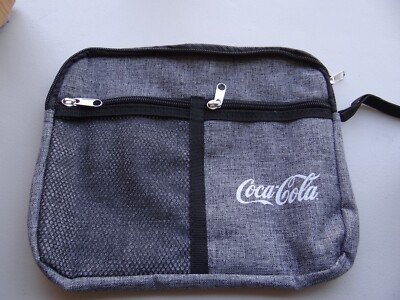 Coca Cola Promotional Bag Zip Pouch Cash Money Bag Electronics Case | eBay