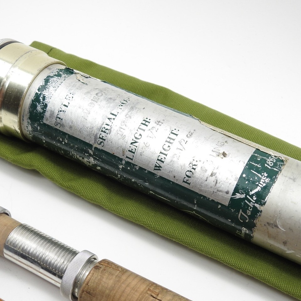 Orvis Impregnated “Madison” Bamboo Fly Rod. 6’ 6”. 6wt. W/ Tube & Sock ...